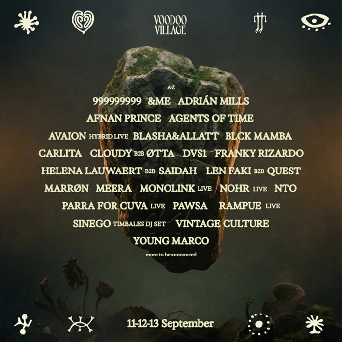 VOODOO VILLAGE 2026 REVEALS STARTING LINEUP - Techno Mood